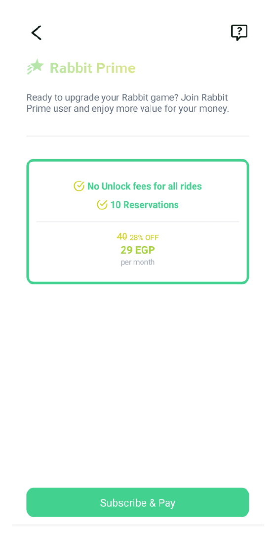 Rabbit Mobility - Micro-mobility sharing platform
